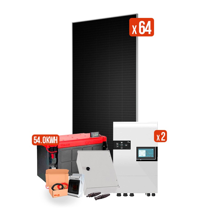 Kit solar off grid intensivo para casas de uso diário fora da rede