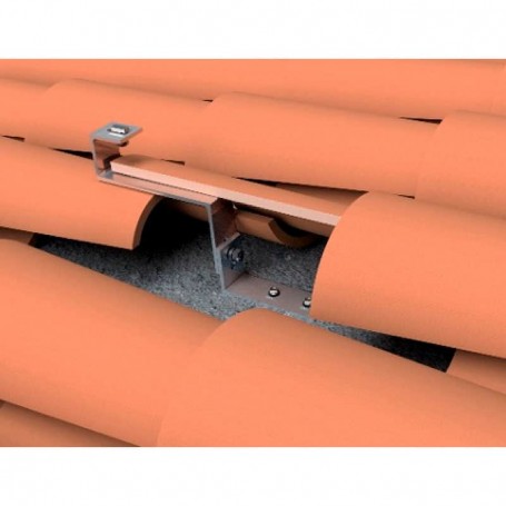 Aluminum tile saver for fixing on lusa tile roofs Sunfer S02.3