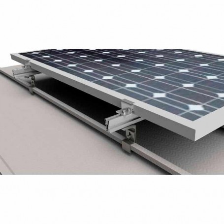 Coplanar zinc roof fastener for fastening to metal roof Sunfer S40