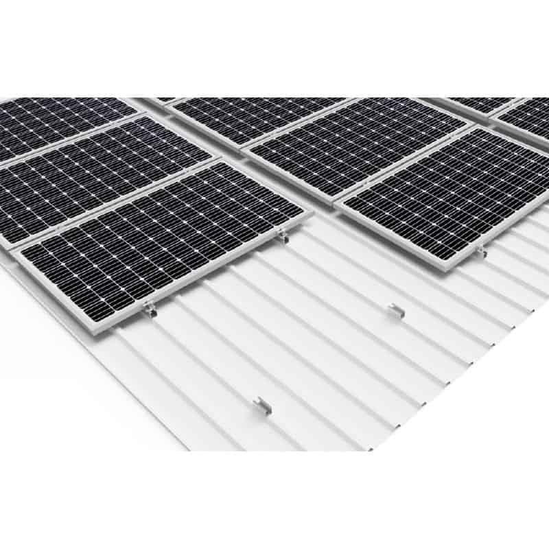 100mm Sunfer SG3 horizontal section in aluminum for metal roof