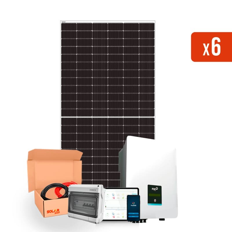 Kit autoconsumo solar Premium trifásico 2730w