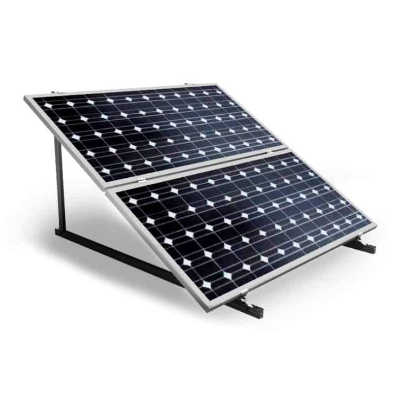 Stainless steel terrace closed frame 2 to 2 panel